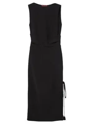Gucci Silk Crêpe Dress With Embroidery Black