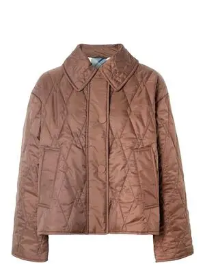 Barbour Barbour Bernadette Quilted Shell Jacket Brown