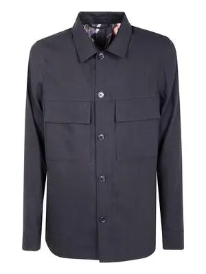 Paul Smith Wool Shirt Jacket - Black