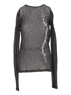 ANN DEMEULEMEESTER Fiene Printed Long Sleeve T-shirt - No