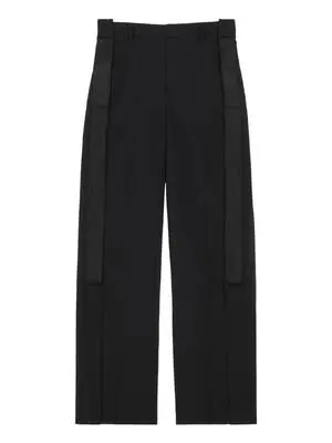 MAISON MARGIELA Tailored Trousers With Side Panels - Black