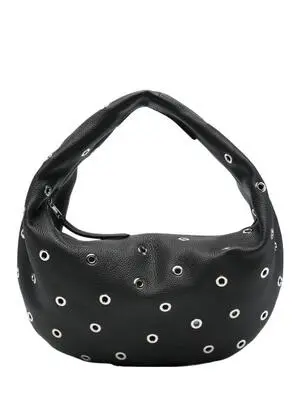 KHAITE Khaite Medium Olivia Eyelet Detailed Hobo Bag