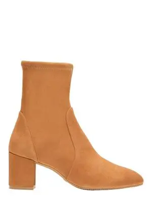 STUART WEITZMAN Yuliana Block Heeled Sock Boots - Hazel