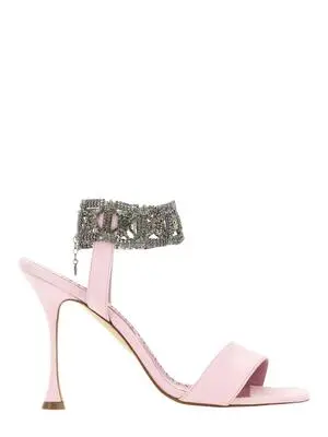 Manolo Blahnik Lierasan Embellished Sandals - Pink