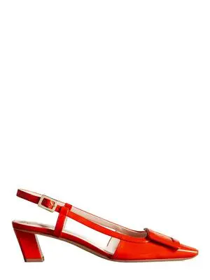 ROGER VIVIER Belle Vivier High-heeled Sandals - Coral