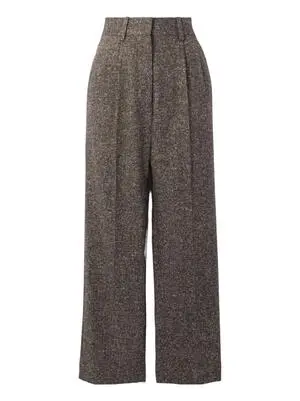 BLAZÉ MILANO Tailored Tweed Trousers - Grey