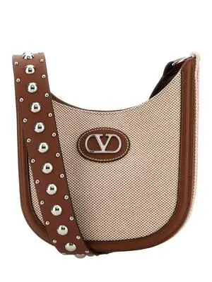 VALENTINO Valentino Antibes Logo Plaque Bucket Bag
