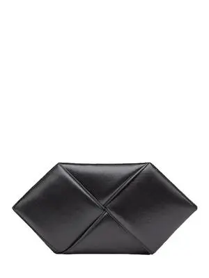 Bottega Veneta Intrecciato Zipped Clutch - Black