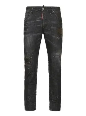 Dsquared2 Nirvana Wash Skater Jeans - Black