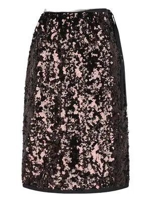 Prada Sequined Skirt - Black