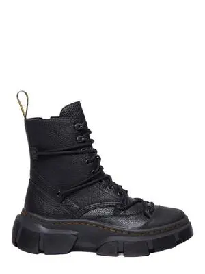 Dr. Martens Leather Combat Boots - Black