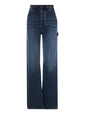 Chloé Vintage Straight-leg Jeans - Blue
