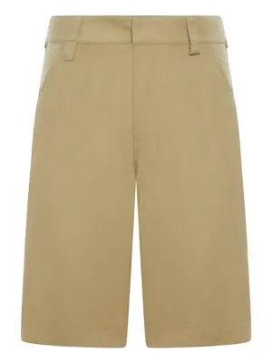 Bottega Veneta Twill Shorts - Nude