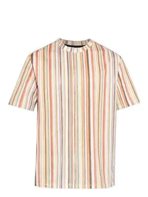 Paul Smith Painted Signature Stripe T-shirt - Nude