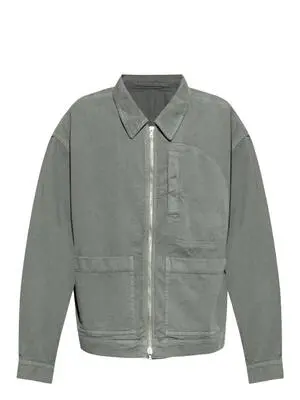Dries Van Noten Long-sleeved Zip-up Jacket - Gray