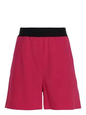 MSGM Elasticated Waist Bermuda Shorts - Red