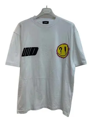 We11Done Logo Printed Pattern Short-sleeved T-shirt - Gray