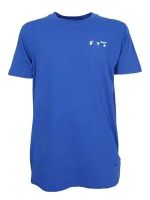 Off-White Chest Logo-print T-shirt - Blue