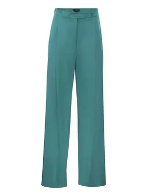 Max Mara High Waist Tailored Trousers - Blue