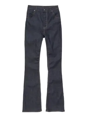 Acne Studios Bow Detail Flared Trousers - Black