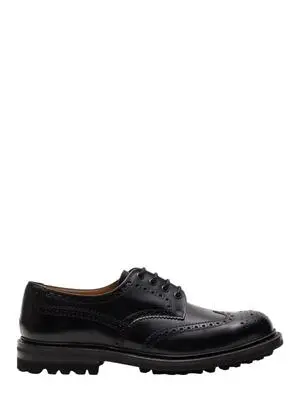 Church's Brogue Leather Derby Shoes - Black