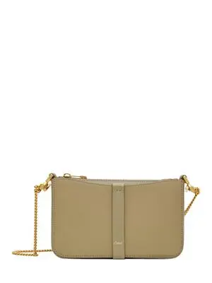 Chloé Mini Marcie Leather Shoulder Bag - Green