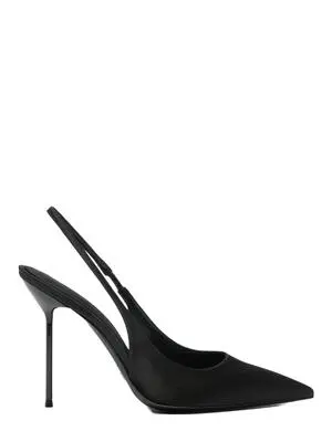 Paris Texas Lidia Pointed-toe Slingback Pumps - Black