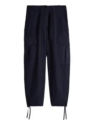 Aspesi Tapered Cargo Trousers - Black