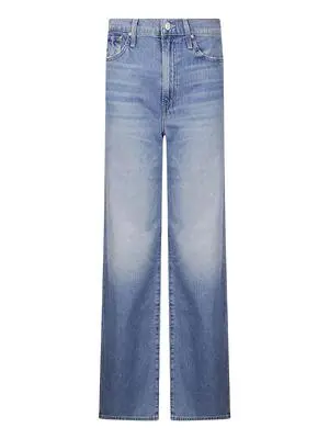 MOTHER Mother The Dodger Sneak Jeans Blue