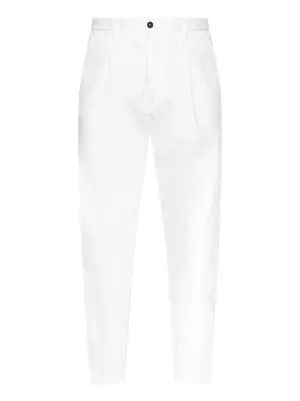 Dsquared2 One Pleat Pants - White