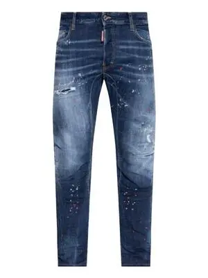 DSQUARED2 Dsquared2 Distressed Biker Jeans