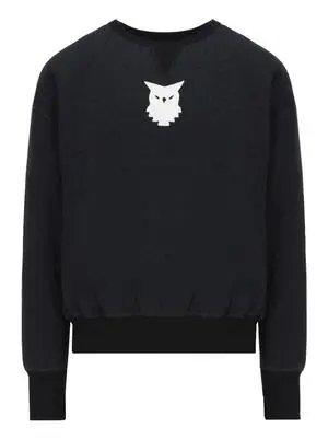MAISON MARGIELA Animal Totem Patch Detail Sweatshirt - Black