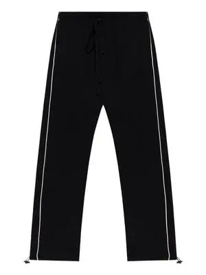Fear Of God Side-stripe Drawstring Sweatpants - Black