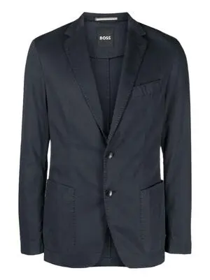 Hugo Boss Single-breasted Blazer - Black