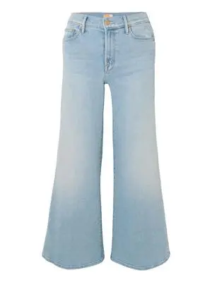 MOTHER Wide Leg Jeans - Light Denim Blue
