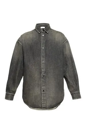 Fear Of God Long Sleeved Denim Overshirt - Black