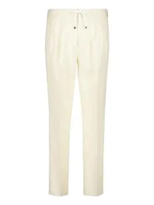 Brunello Cucinelli Drawstring Trousers - Cream