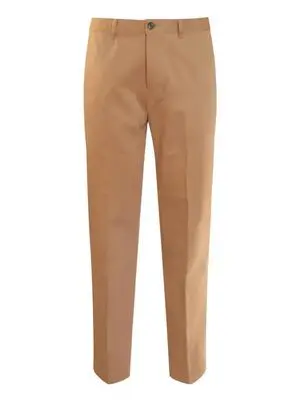 AMI Paris Straight Leg Casual Pants - Beige