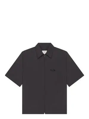 Givenchy Logo Patch Short-sleeved Shirt - Black
