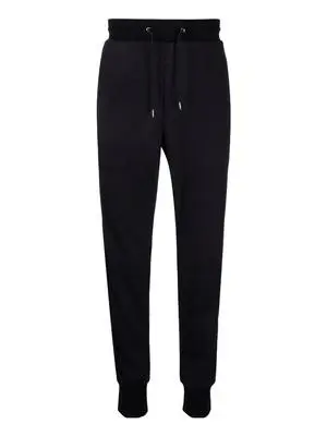 Paul Smith Stripe Detailed Drawstring Jogging Pants - Black