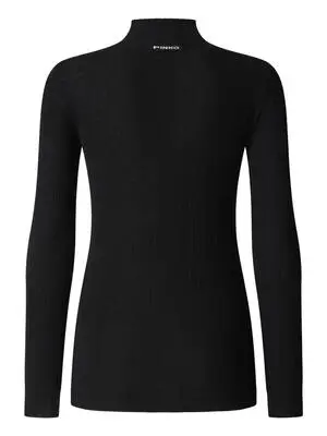 Pinko Slim-fit High-neck Sweater - Black