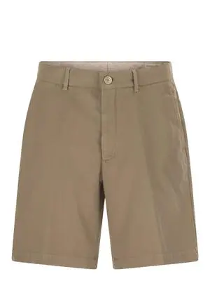 Brunello Cucinelli Buttoned Bermuda Shorts - Brown