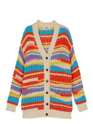 MSGM AGLIA Knitted Cardigan