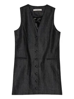 REMAIN BIRGER Suiting Vest - Dark Gray