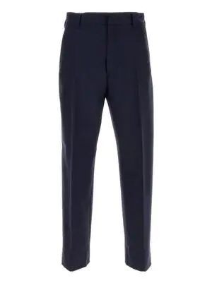 Zegna Tailored Belt Loop Pants - Navy