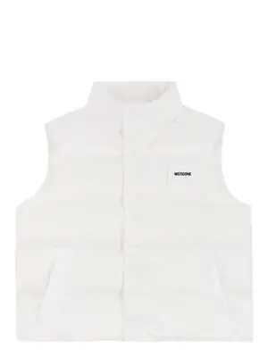 We11Done Upright Neck Down Vest - White