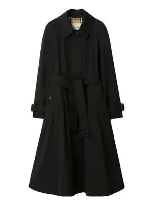 Burberry Burberry Ellingham Belted Trench Coat Black