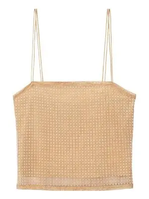 ALEXANDER WANG Alexander Wang Embellished Halter Top