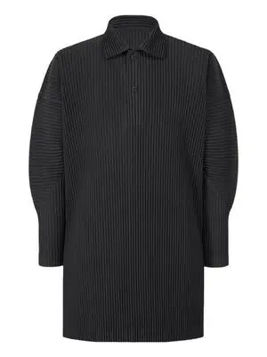 ISSEY MIYAKE Homme Plissé Issey Miyake Long-Sleeved Pleated Shirt