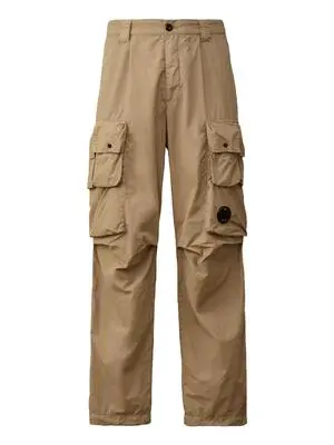 C.P. COMPANY Loose Fit Cargo Pants With Lens Detail - Brown